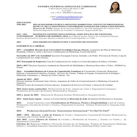 Curriculum vitae presentacion carlos jesus gelde rubia | PPTX