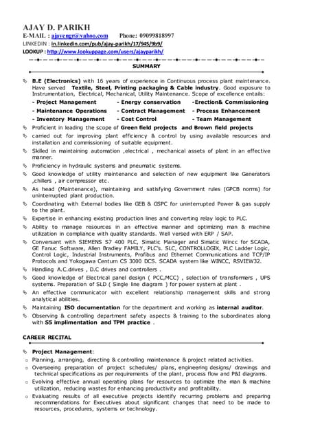 Resume updated | PDF