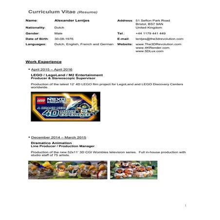 Stuart Galloway CV 2014 02G2 | PDF