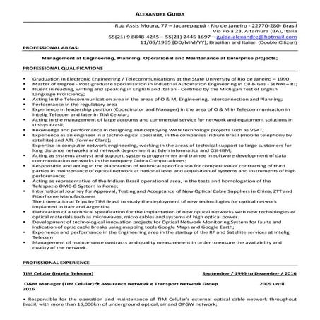 Cv alexandre guida english | PDF | Computer Networking | Computing