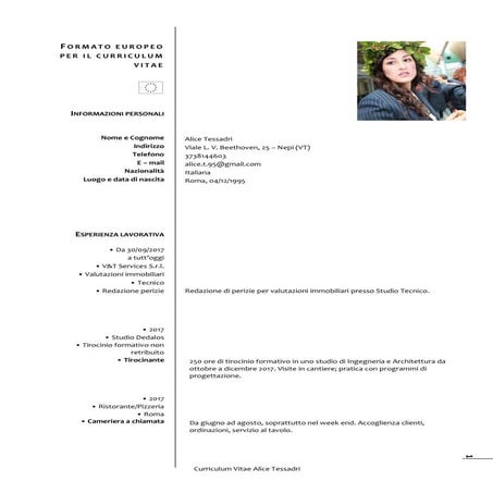 Cv_AliceTessadri | PDF