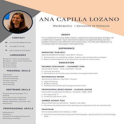 CV Ana Capilla Lozano | PDF