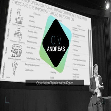 Cv Andreas Prins Organisation Transformation Coach Ppt
