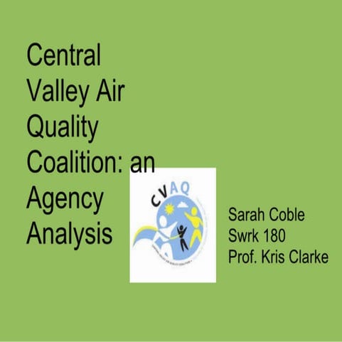 Sarah Coble presentations