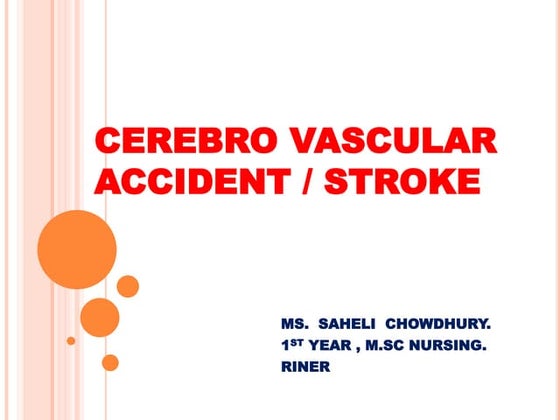 Stroke | PPT