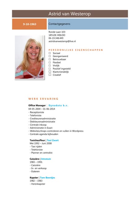 Cv miranda peeters | PDF