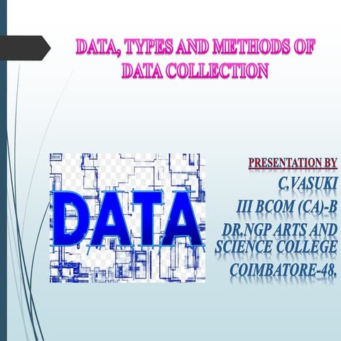 Data Classifications And Sources Ppt