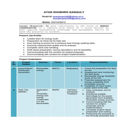 Cv Ayan Ganguly | DOC