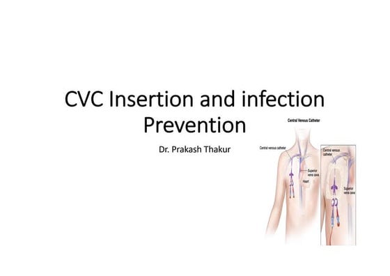 Care of CVP line .pptx | First Aid | Injuries
