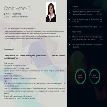Cv camila monroy | PDF