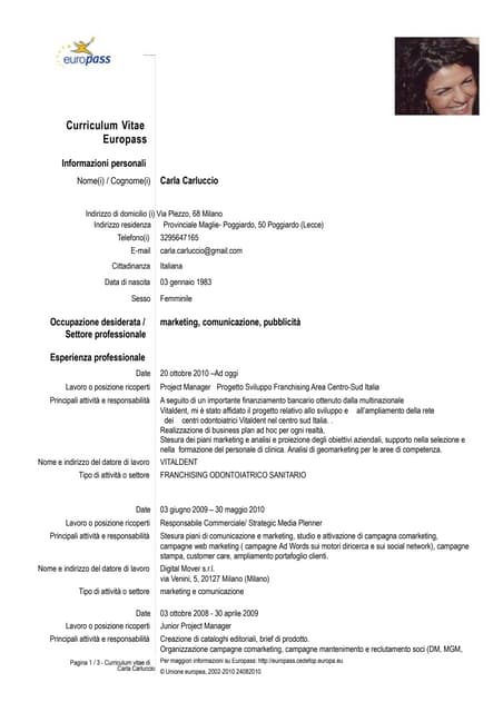 CV Francesca Fattibene | PDF