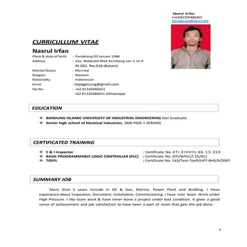 RESUME CV | PDF