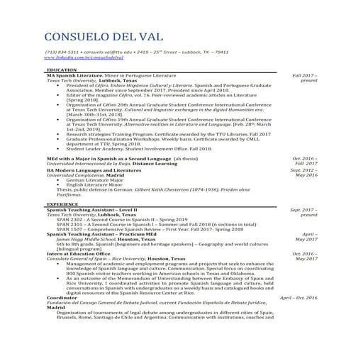 Ana Milutinovic CV engleski | PDF