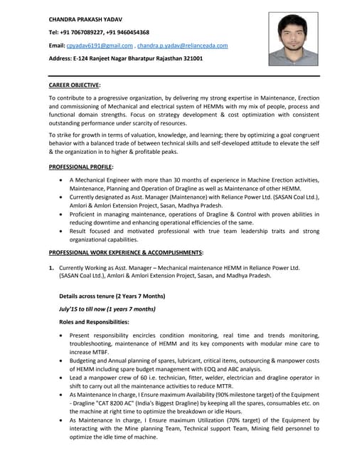 ANKIT CV | PDF