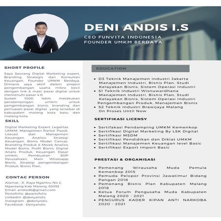 CONTOH CVpdf | PDF