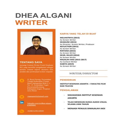 CV dhea algani | PDF