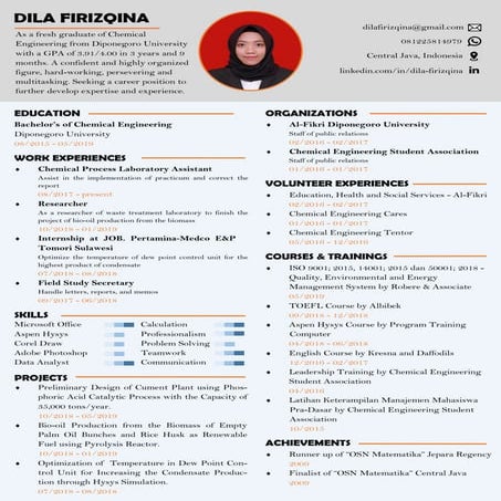 CV_Dila Firizqina | PDF