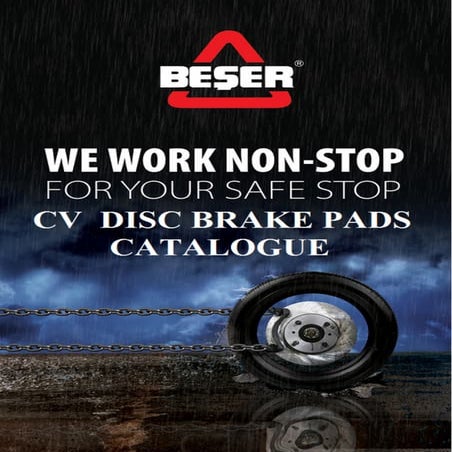 Cv disc brake pads catalogue 2016-2017 | PDF