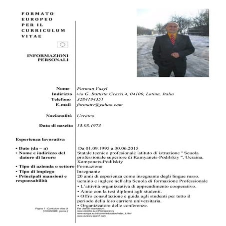 Cv docente | PDF