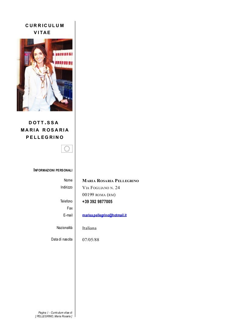 Cv dott.ssa maria rosaria pellegrino(mag.13). doc
