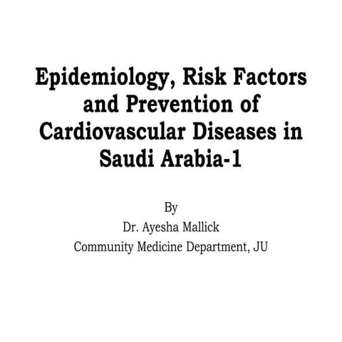 CKM risk score,.a novelCVS risk predictor | PPTX