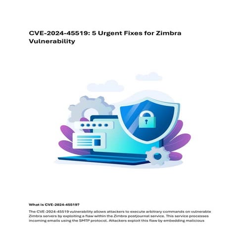 CVE-2024-45519: 5 Urgent Fixes for Zimbra Vulnerability.pdf