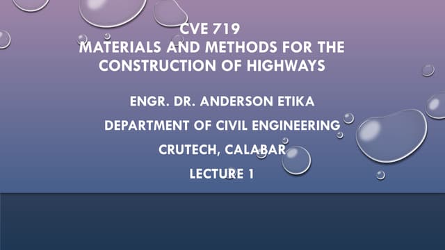 CHAPTER 5 Highway capacity and level of service.ppt