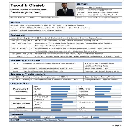 My English CV | PDF