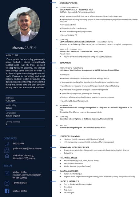 Breviglieri Simone _ CV-formato-europeo - EN_2017_1 | PDF