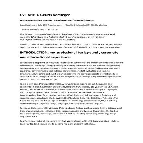 FWN CV 2016 no photo | PDF