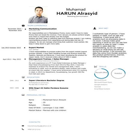 Cv english with porto 2 | PDF