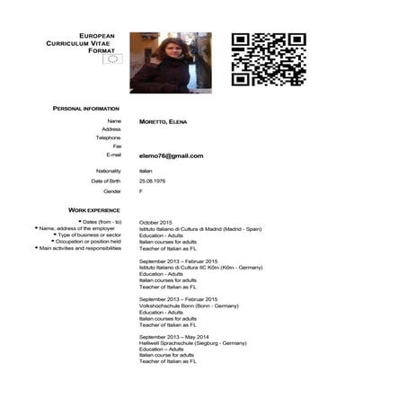 Cv eng publicview | PDF | Professional School | Postgraduate Education