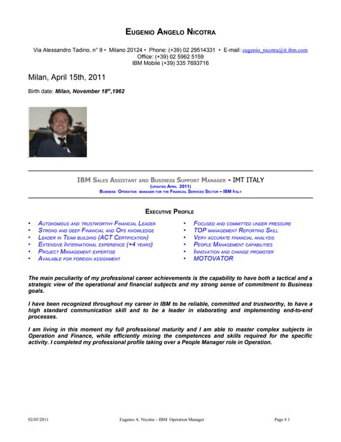 Eugenio Nicotra presentations