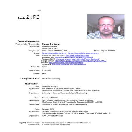 CV FB march 2014 | PDF