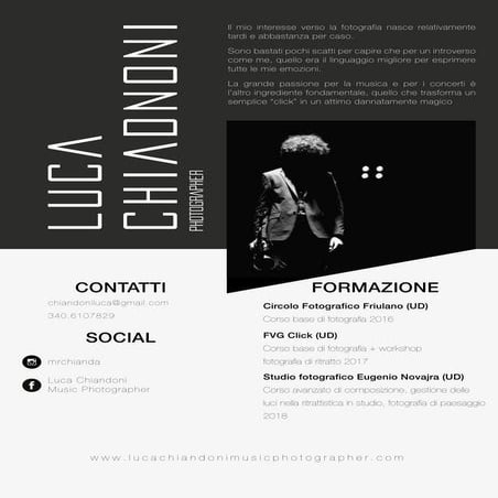 Cv fotografico | PDF