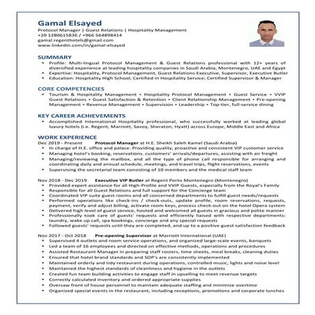 Cv gamal elsayed with photo | PDF