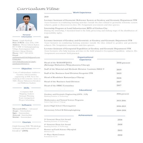 CV Gigih | PDF