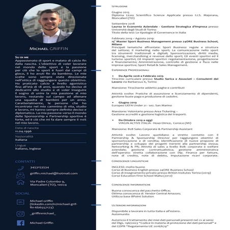 Cv Griffin Michael | PDF