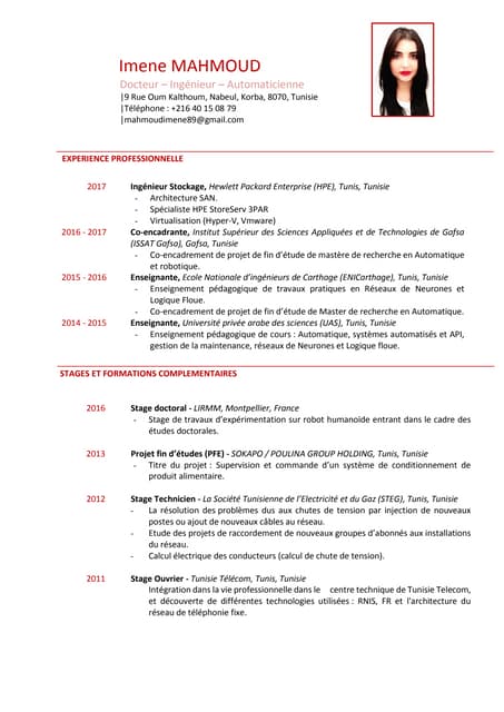 Imene Mahmoud Ben Khelifa presentations