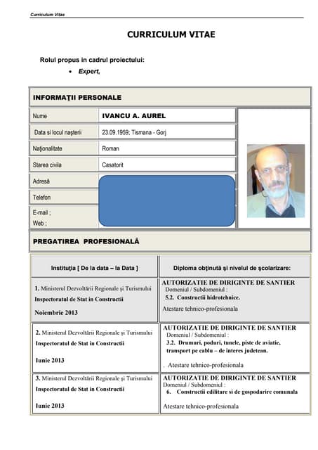 CV-ING.ANDREI HOMESCU 2 | PDF