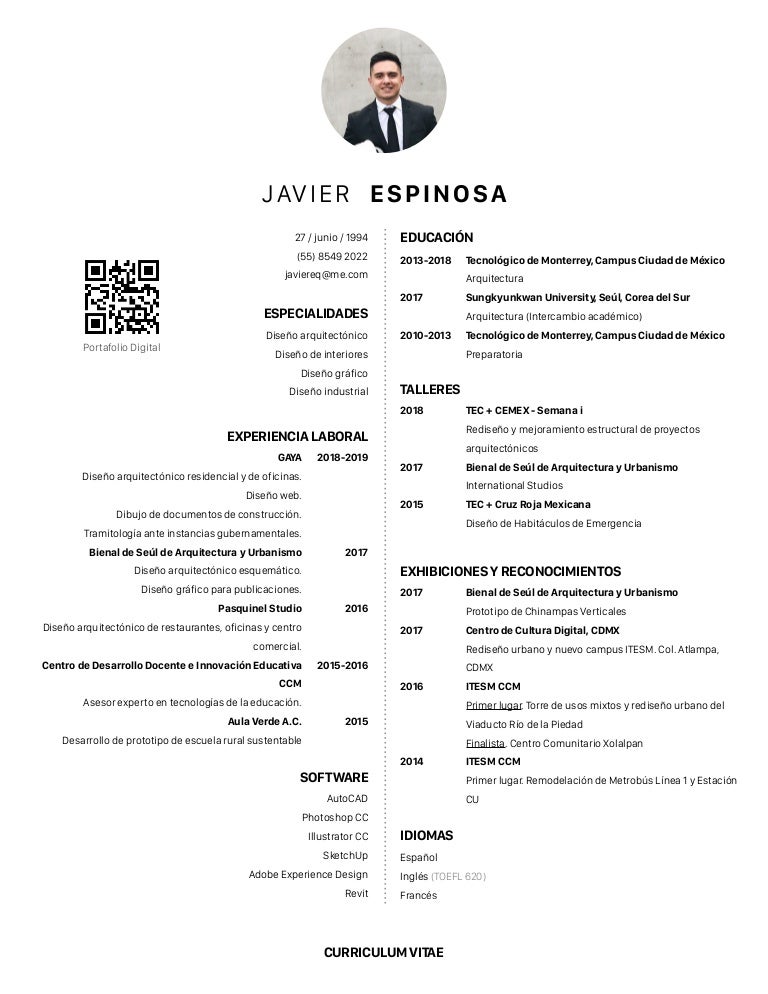 Javier Espinosa Cv 