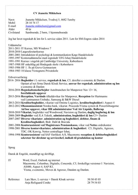 Nyt CV | PDF