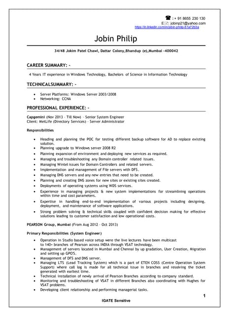 Jobin Philip presentations