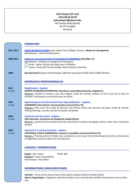 Resume Maria Alice Maia - English Version | PDF