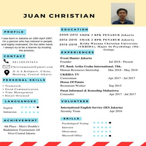 CV Juan Christian.pdf | Education
