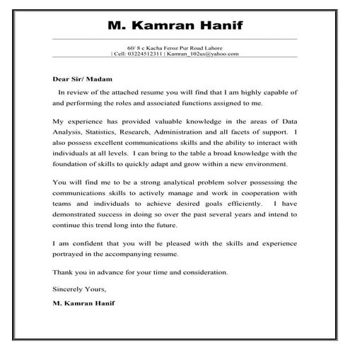 Cv kamran new updated | DOC | Medical Health