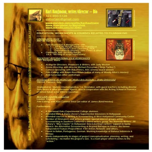 Bio of Karl Kaufmann | PDF