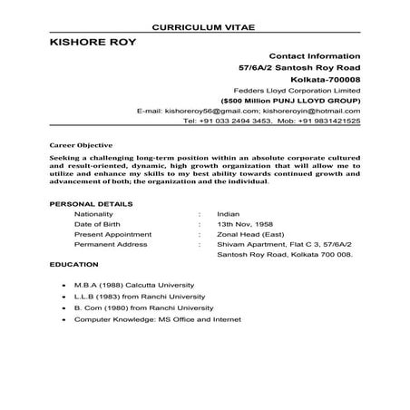 Cv k ishore corrected | PDF