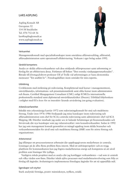 Styrelsebrev CV | PDF