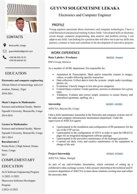 CV Cover Letter | DOCX